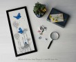 Cross Stitch and Blackwork Design: Adonis Blue Butterflies – Ajisai Press